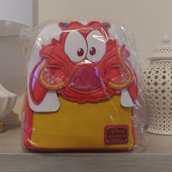 Loungefly | Bags | Firm Nwt Disney Loungefly Mulan Mushu Cosplay Mini ...